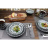Lorren Home Trends Bimini Beaded 16 Piece Dinnerware Set, Service for 4 & Reviews | Wayfair